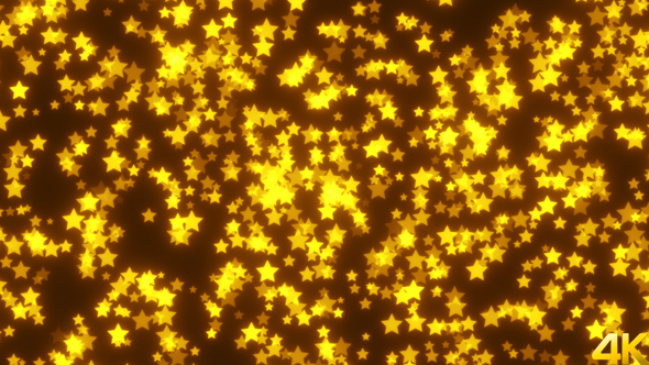 Golden Stars Background, Motion Graphics | VideoHive